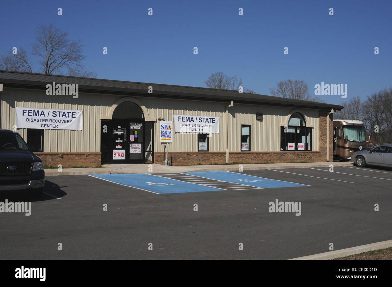 DRC Building and Signs.. Photographs Relating to Disasters and ...