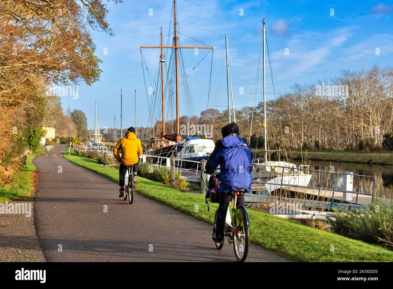 Beautiful cycling route hi-res stock photography and images - Alamy