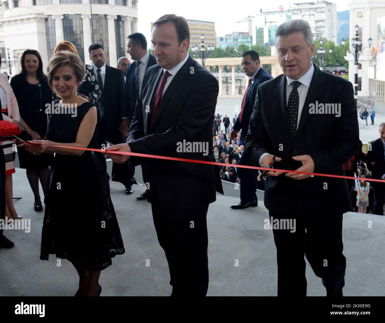 21.05.2017., Skopje, Macedonia - The ceremonial opening of the new ...