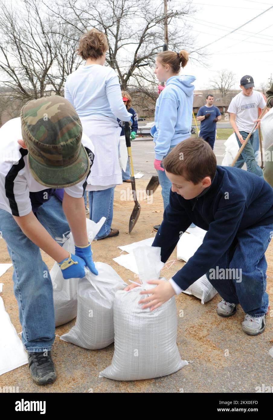 Severe Storms and Flooding, Fenton, MO, 03/23/2008 Local residents and ...