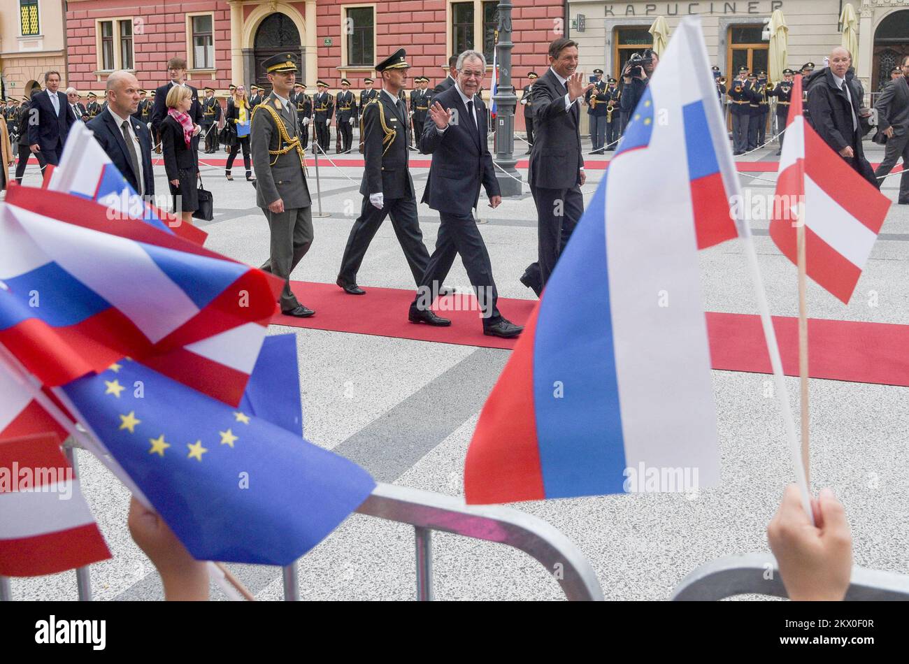 24.05.2017., Ljubljana, Slovenia - Slovenian President Borut Pahor met ...