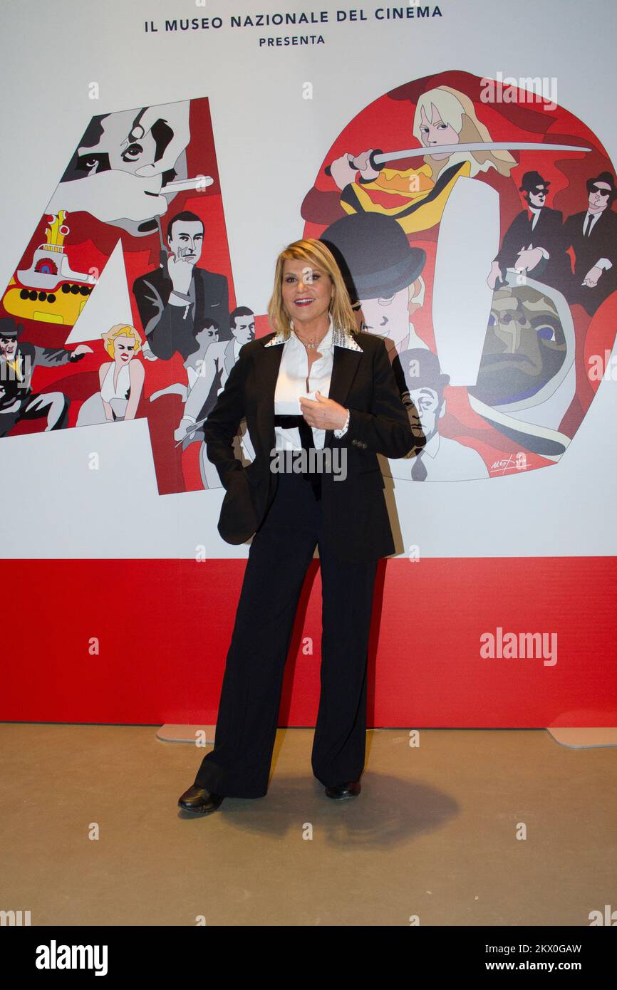 Torino, Italy. 30th Nov, 2022. Simona Ventura photocall at 2022 Torino ...