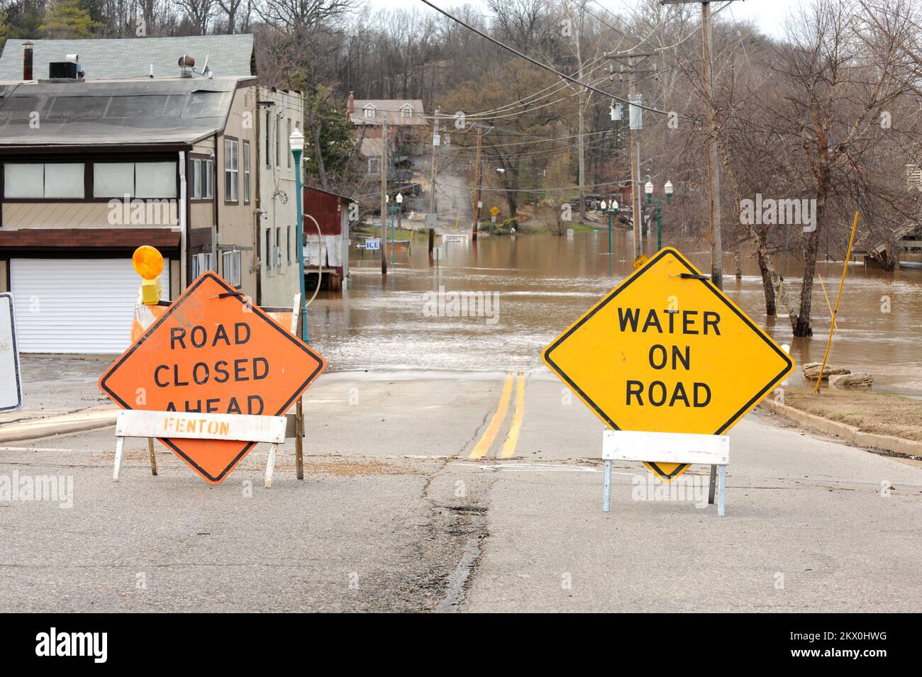 Severe Storms and Flooding, Fenton, MO, March 23, 2008 Streets remain ...