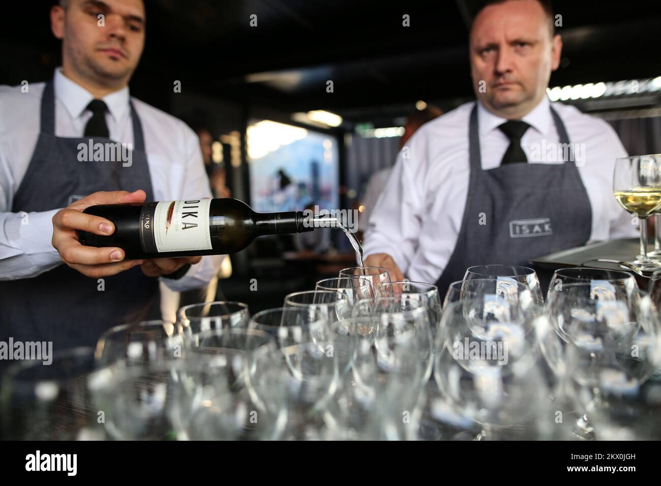 31.05.2017., Croatia, Zagreb - Winery FeraVino at the restaurant ...
