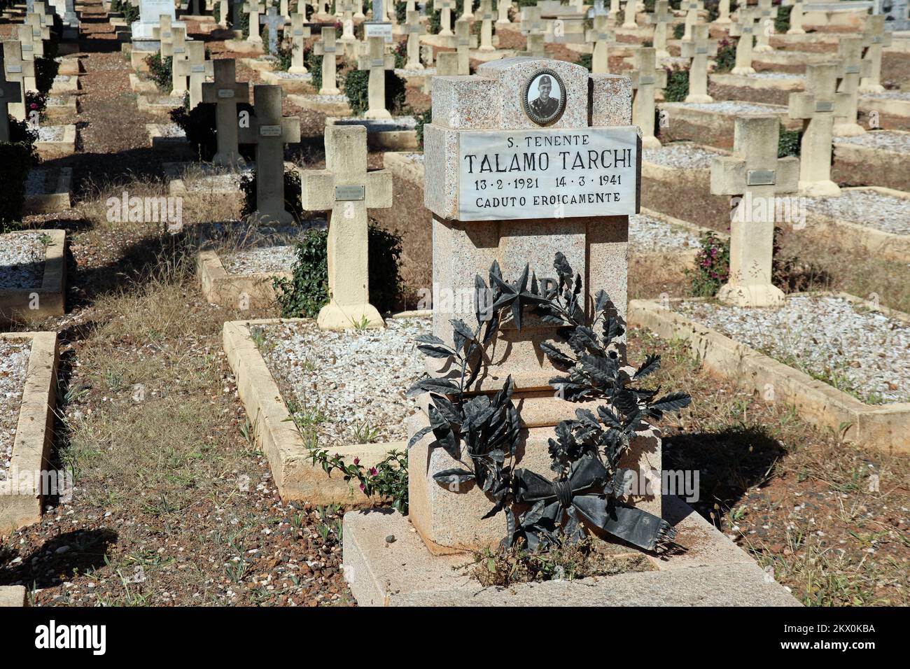 WW2 war graves at Asmara cemetery in Eritrea Stock Photo - Alamy
