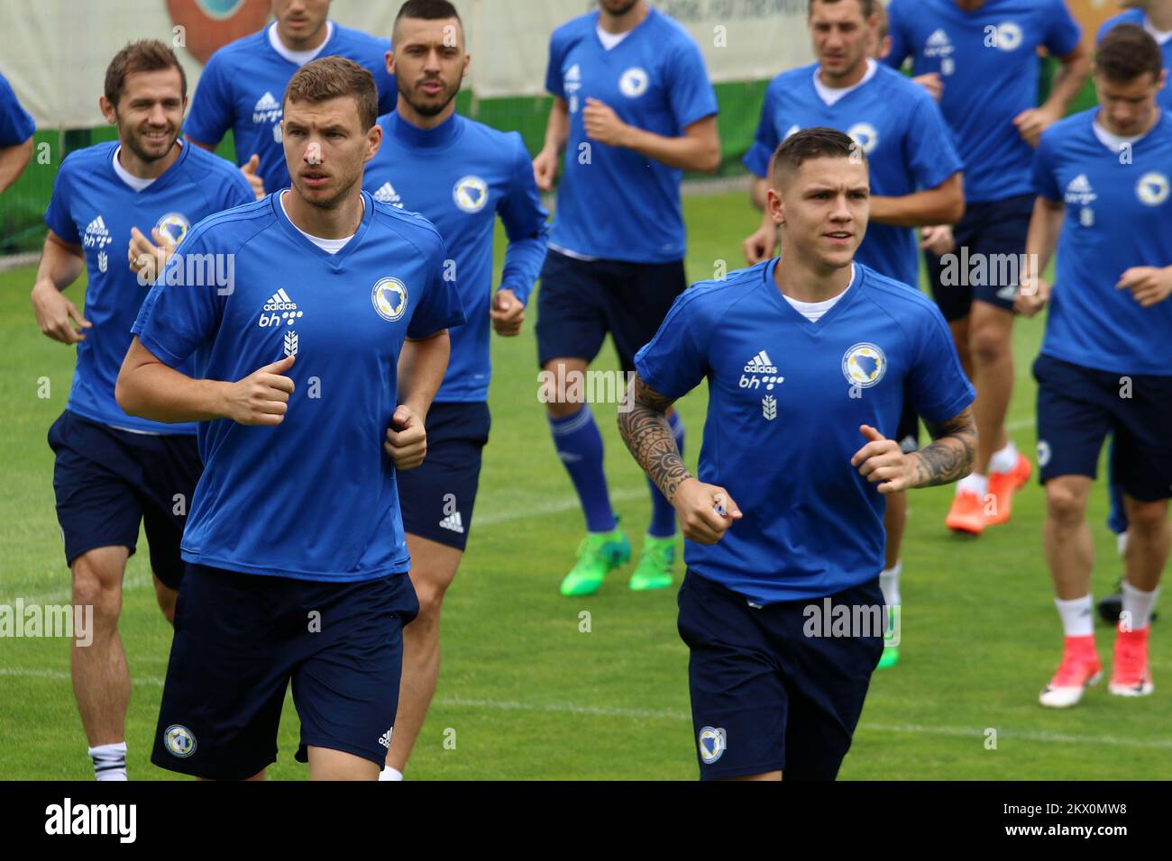 05.06.2017., Zenica, Bosnia and Herzegovina - Football team of Bosnia ...
