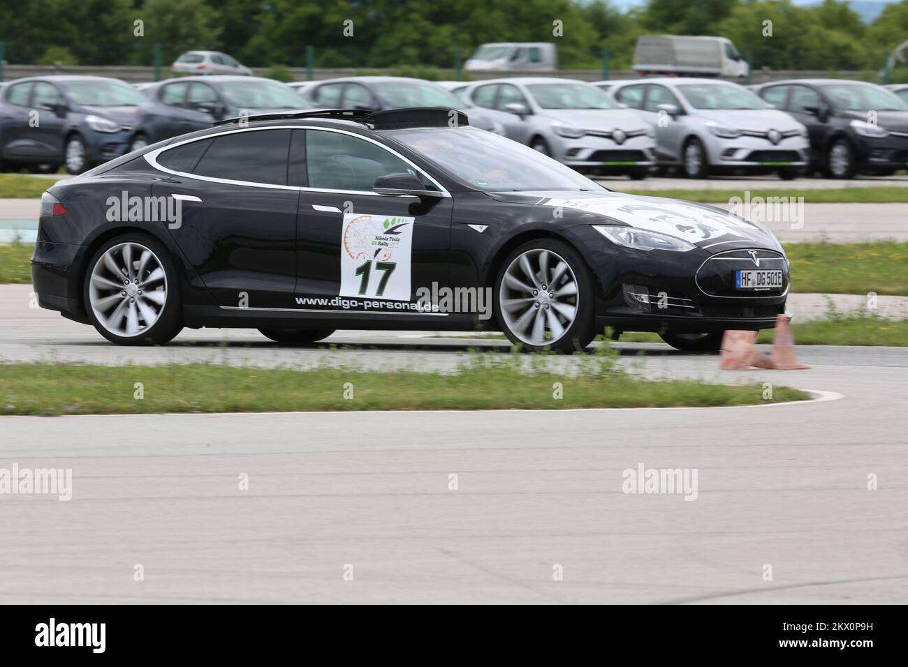 07.06.2017., Croatia, Zagreb - Nikola Tesla EV Rally on the track in ...