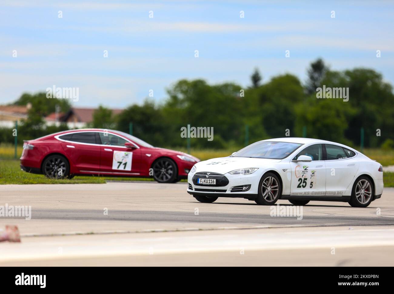 07.06.2017., Croatia, Zagreb - Nikola Tesla EV Rally on the track in ...