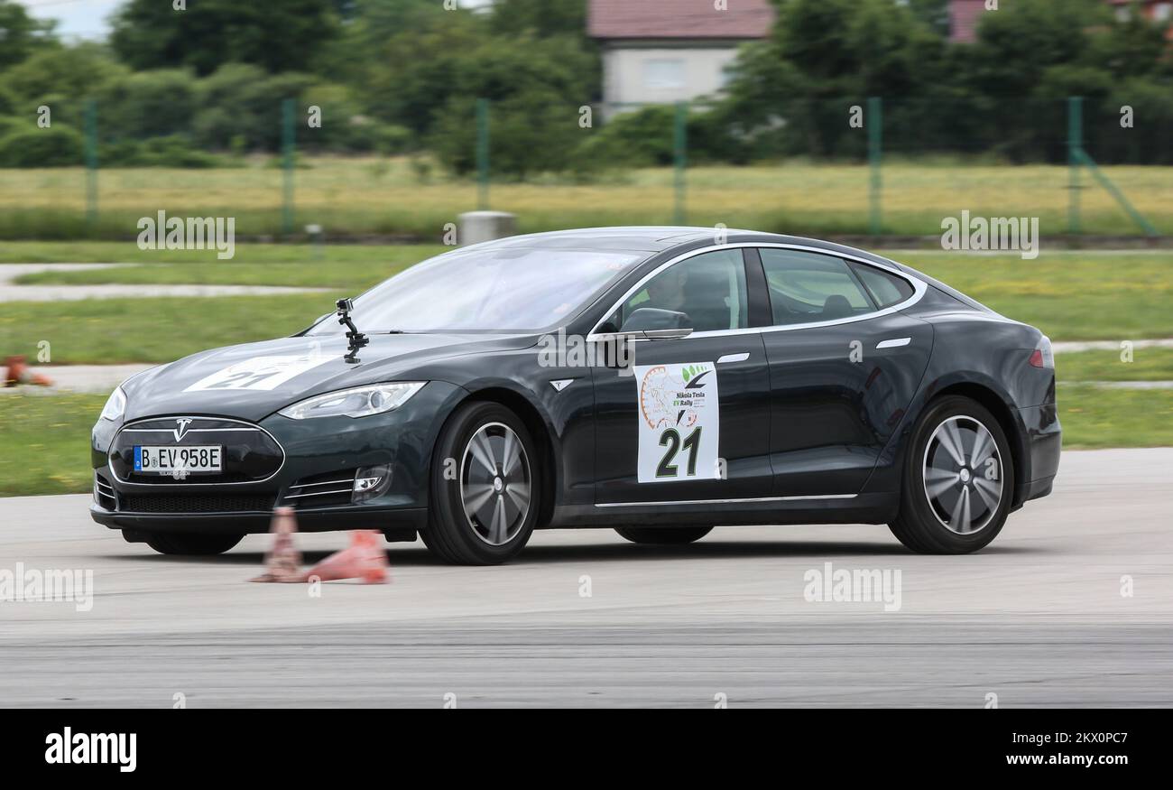 07.06.2017., Croatia, Zagreb - Nikola Tesla EV Rally on the track in ...