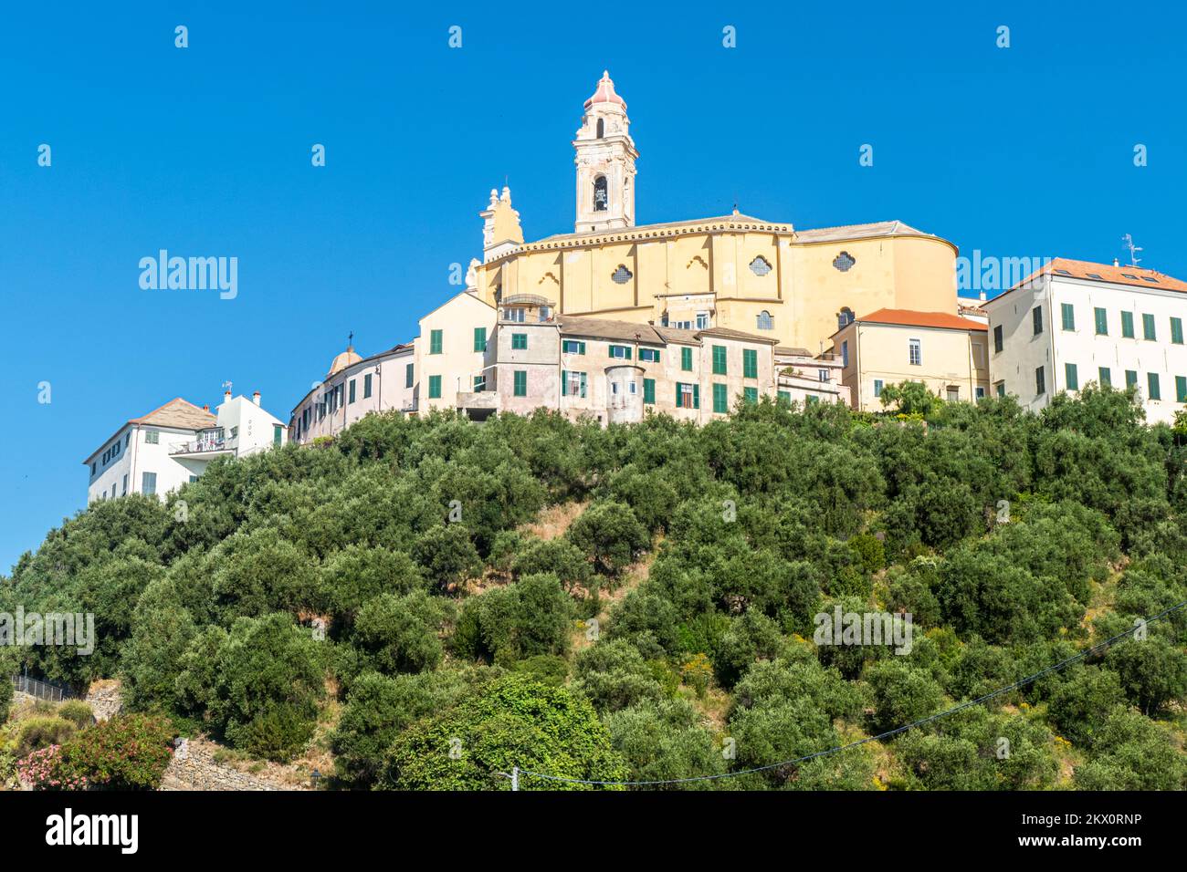 Landscape of Cervo, small town in LIguria Stock Photo - Alamy