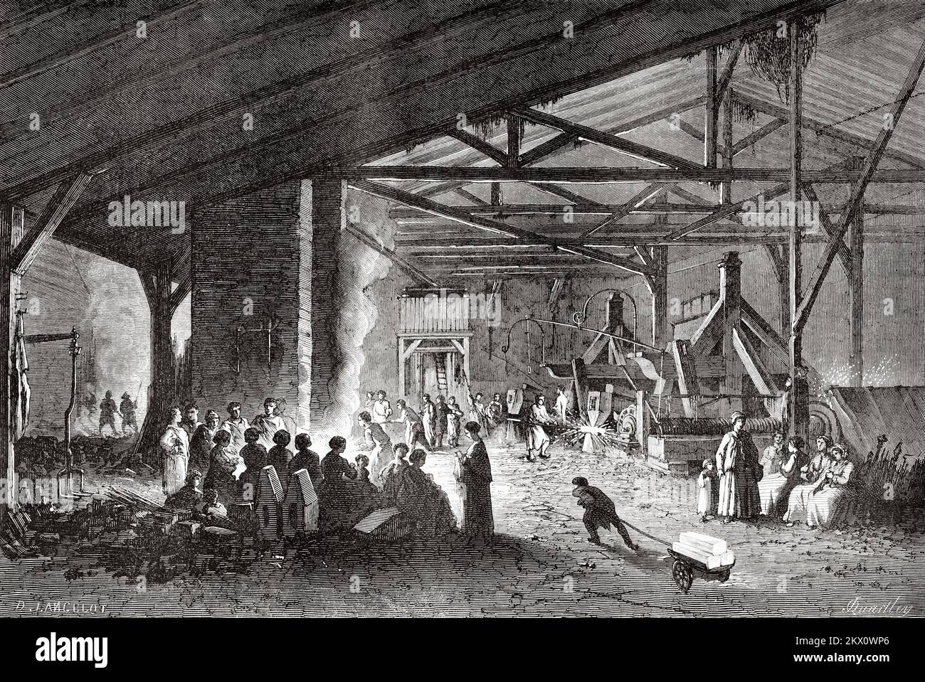 Blacksmith 19th century hi-res stock photography and images - Alamy