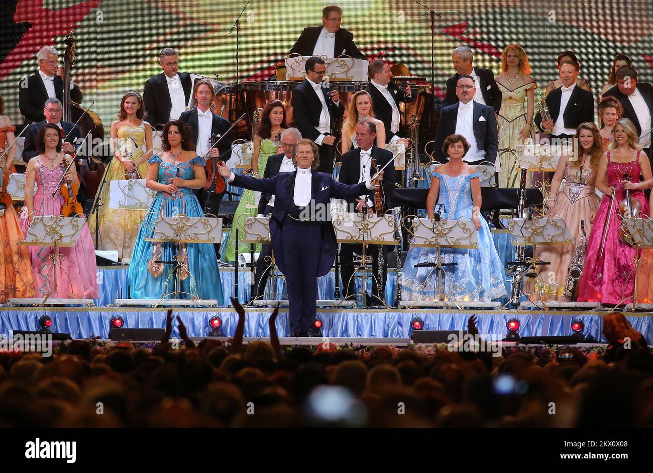 15.06.2017., Zagreb, Croatia - Dutch violinist and conductor Andre Rieu ...