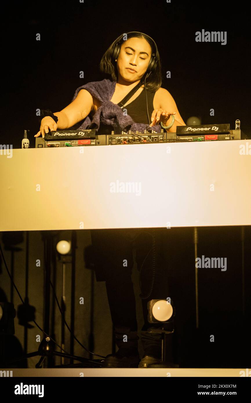 Milan Italy. 29 November 2022. The American DJ Micah Mahinay know on ...