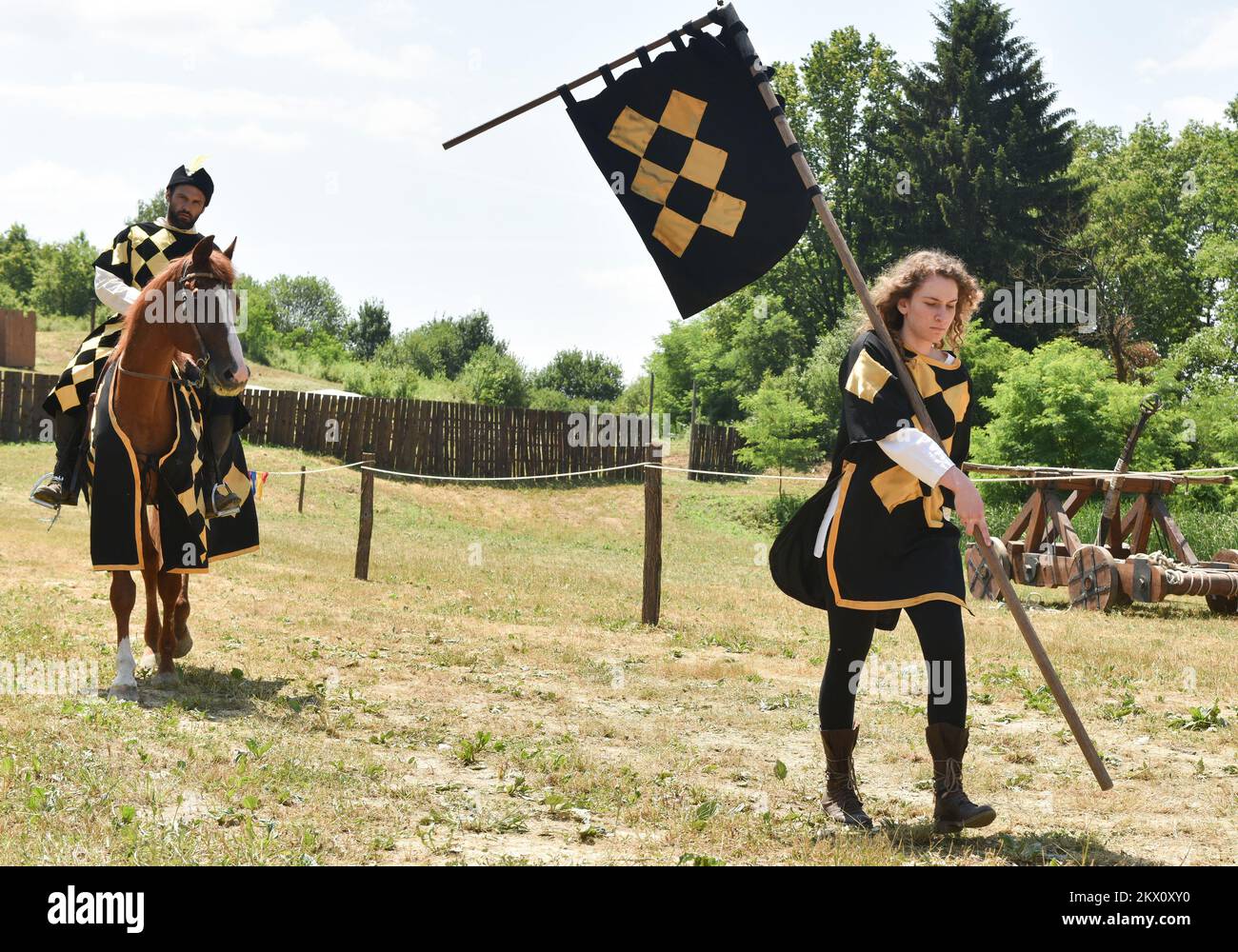 17.06.2017., Sveti Ivan Zelina, Croatia - The International knights ...