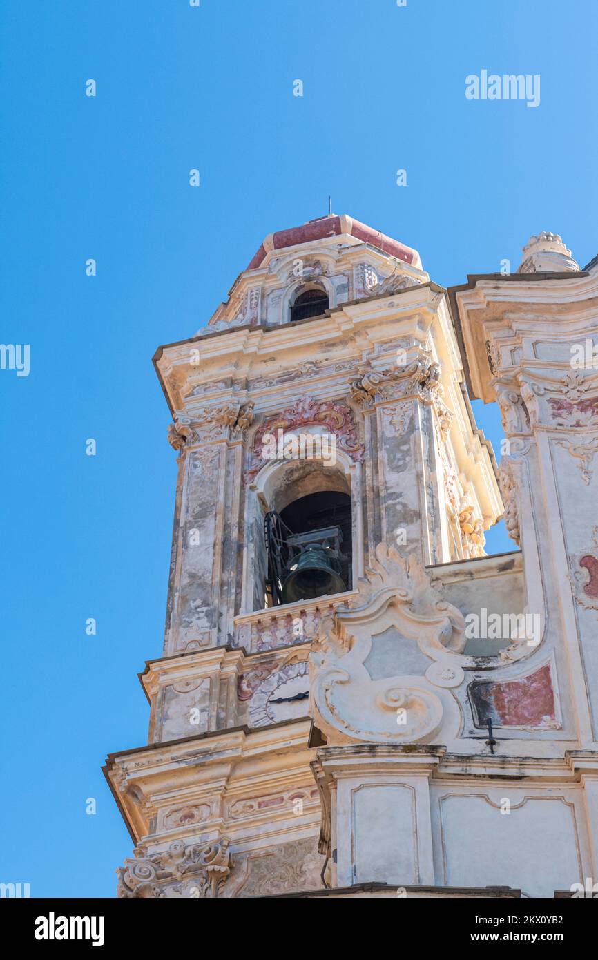 Tower bell cervo imperia hi-res stock photography and images - Alamy