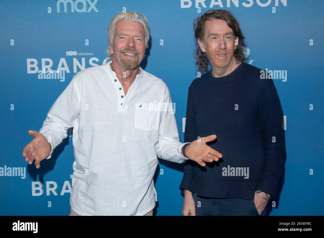 New York, United States. 29th Nov, 2022. Sir Richard Branson and Chris ...