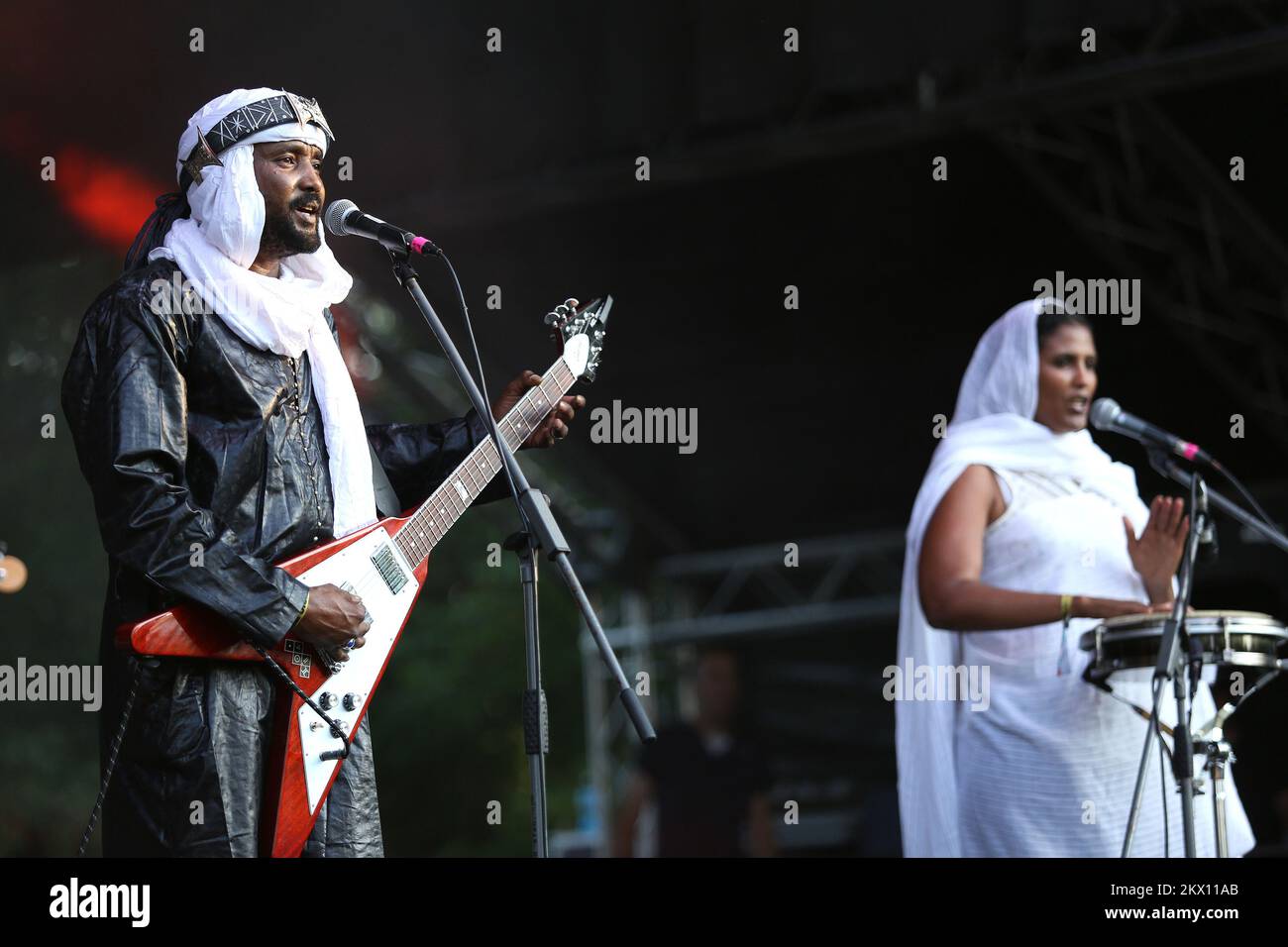 20.06.2017., Zagreb, Croatia - Belgian stoner rock band Kel Assouf ...