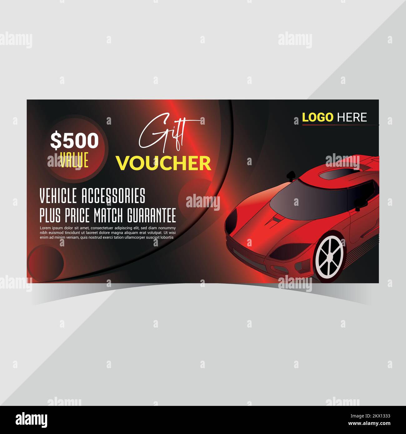Company voucher design hi-res stock photography and images - Alamy