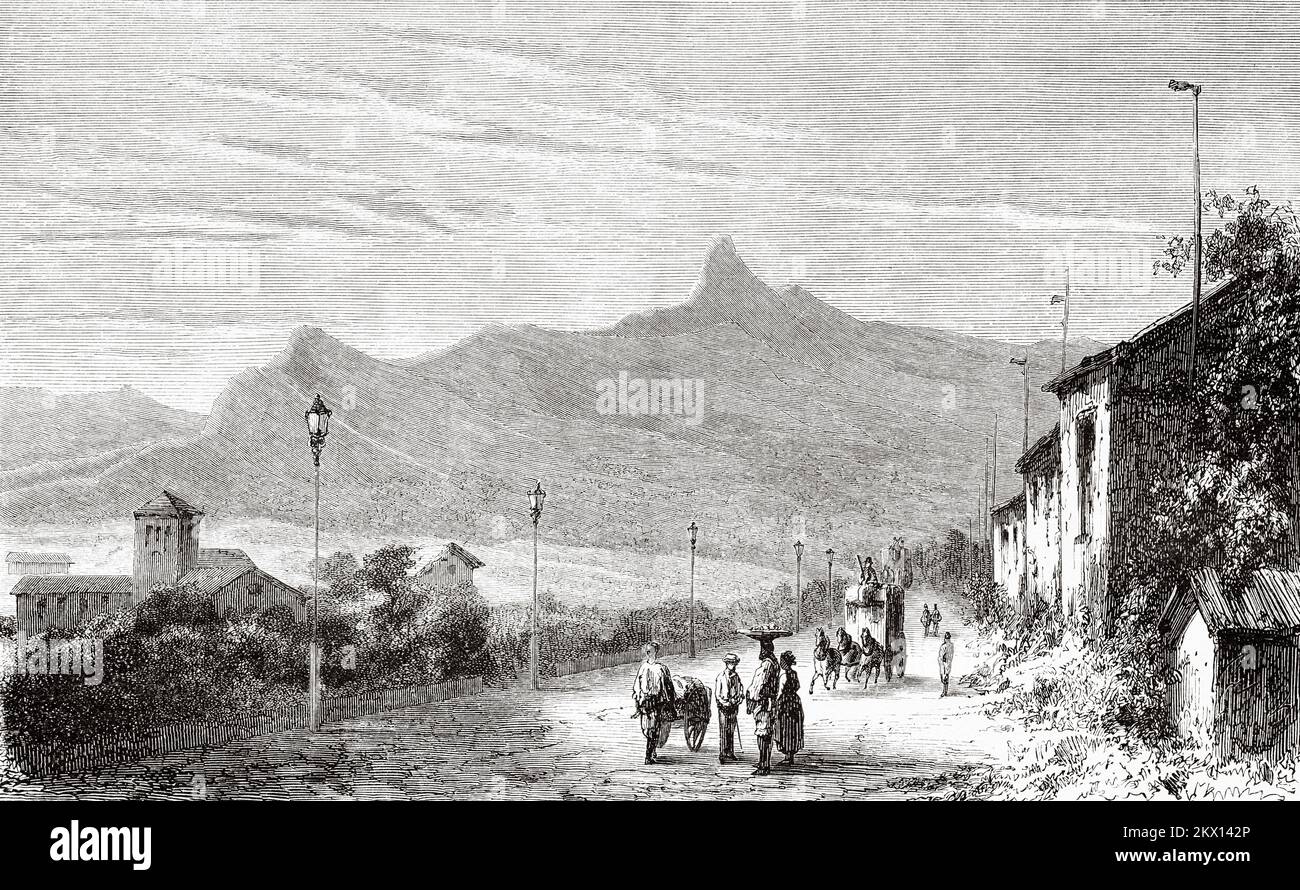 Gloria Avenue in Rio de Janeiro, Brazil, South America. Journey of the ...