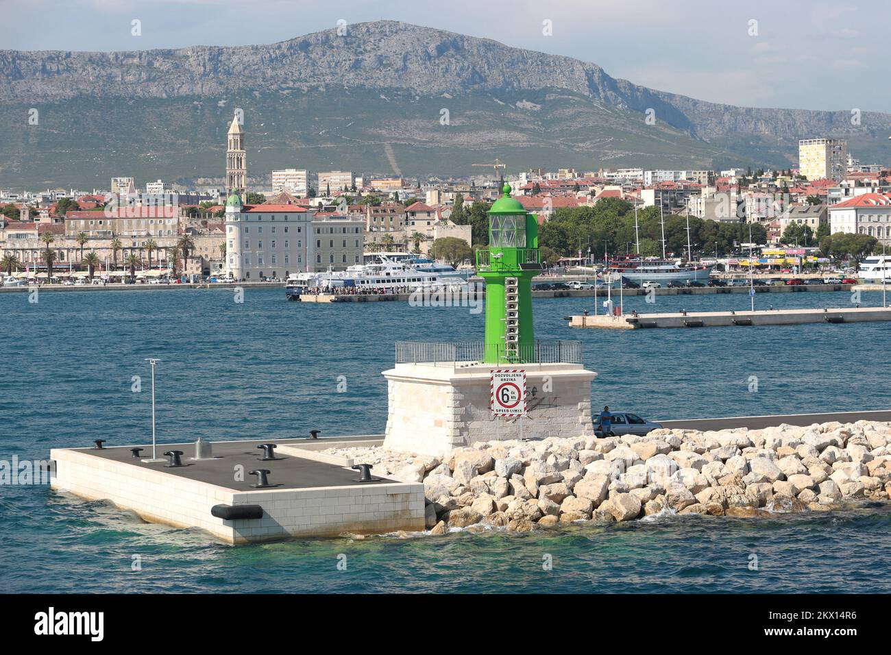25.06.2017., Split - New external moor for large cruisers. Photo ...