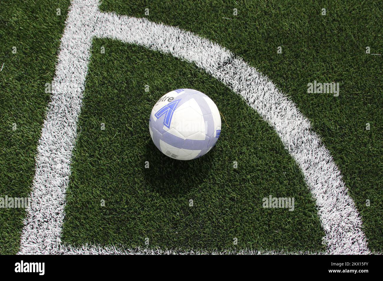 Painted markings line on all weather surface. Corner post and corner ...