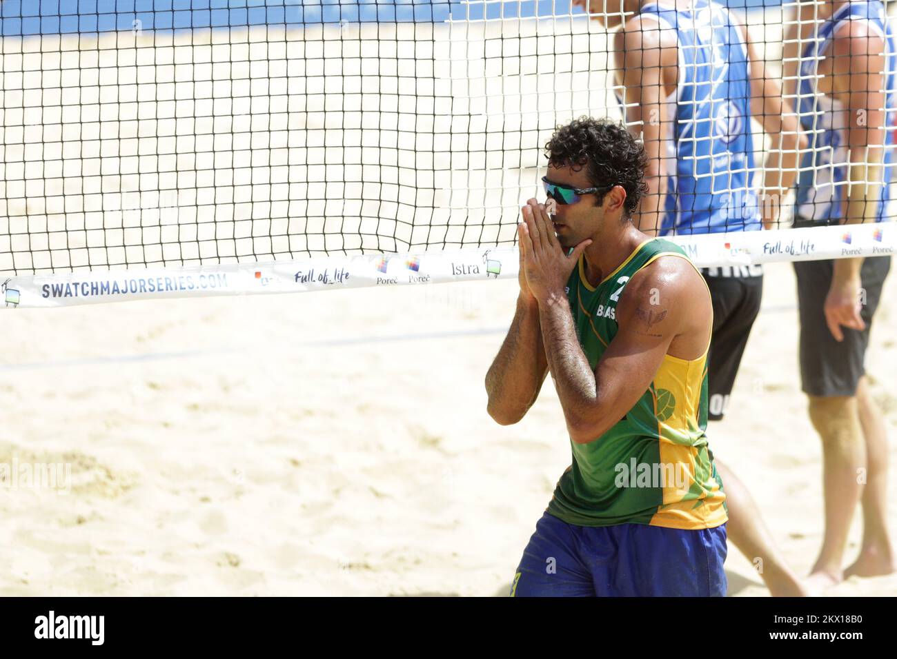 01.07.2017., Porec, Croatia - Volleyball Tournament Swatch Beach Volleyball Major Series. The ...