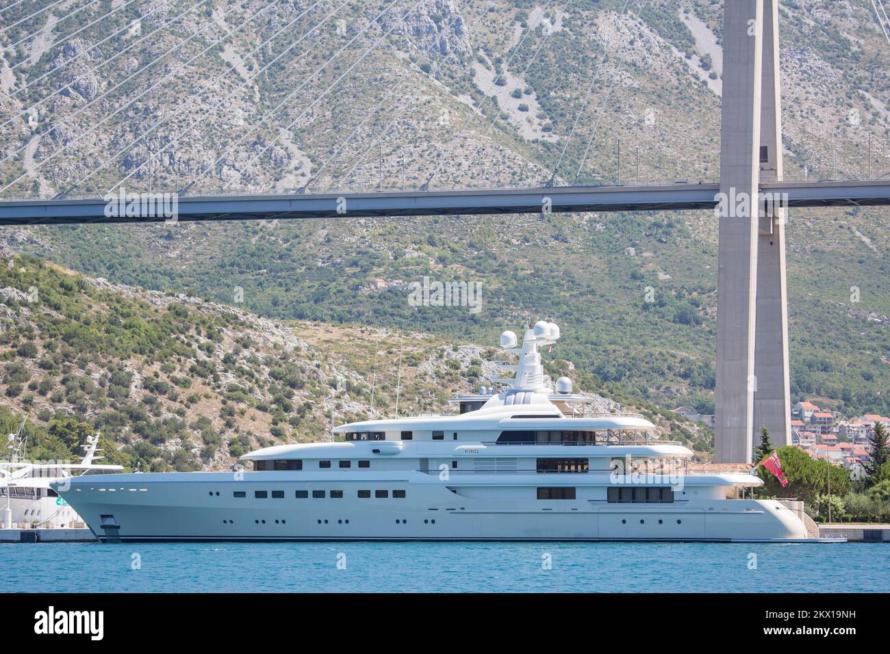 04.07.2017., Dubrovnik, Croatia - The luxurious Kibo Yacht owned by ...
