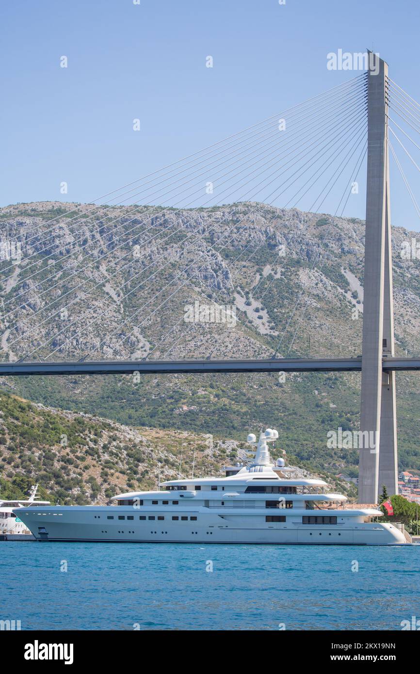 04.07.2017., Dubrovnik, Croatia - The luxurious Kibo Yacht owned by ...