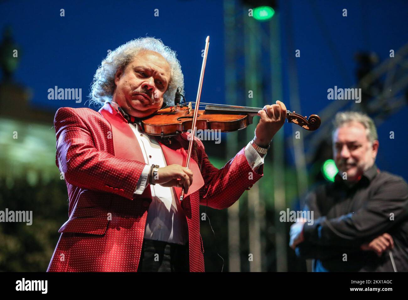 04.07.2017., Zagreb, Croatia - The Gypsy violinist Roby Lakatos held a ...