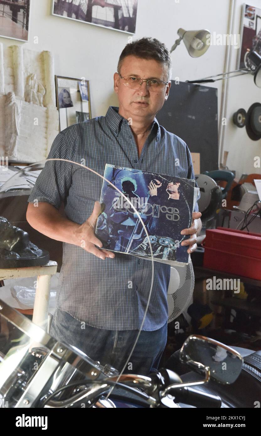 06.07.2017., Croatia, Velika Gorica, Vukovina - Academic sculptor ...