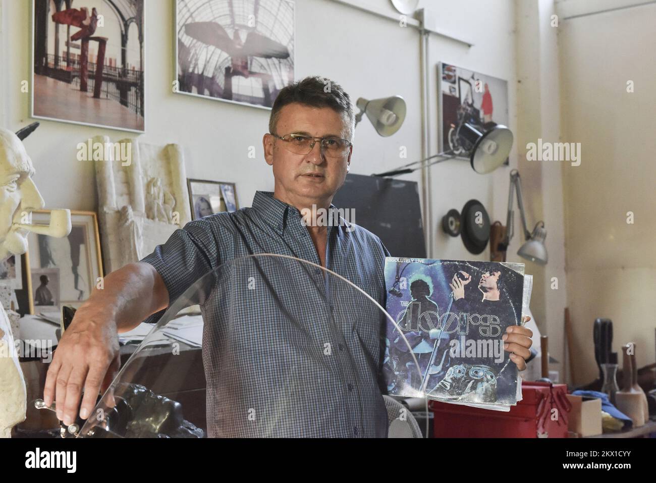 06.07.2017., Croatia, Velika Gorica, Vukovina - Academic sculptor ...