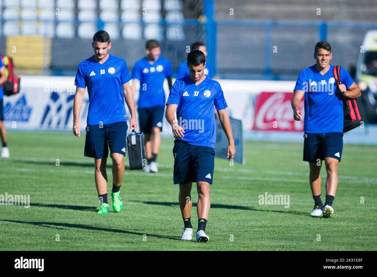 12.07.2017., Osijek, Croatia - FC Luzern football players during ...