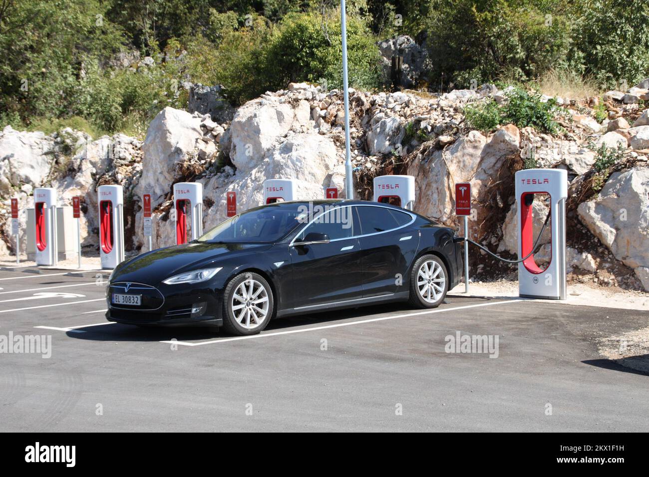13.7.2017., Vrgorac, Croatia - By placing a power plant in Vrgorac, set ...