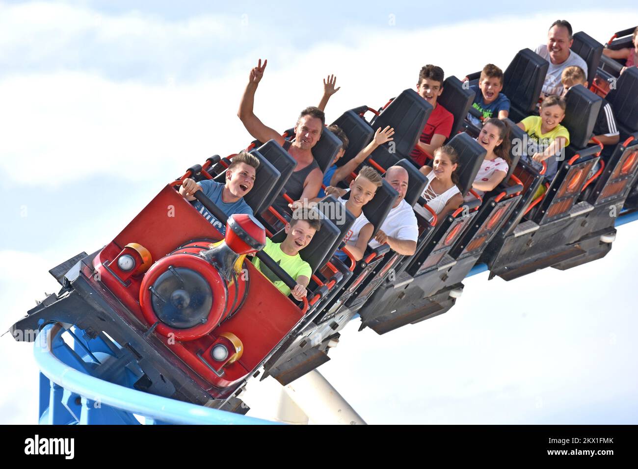 15.07.2017., Croatia, Biograd na Moru - Fun Park Mirnovec, the first theme-adventure and ...