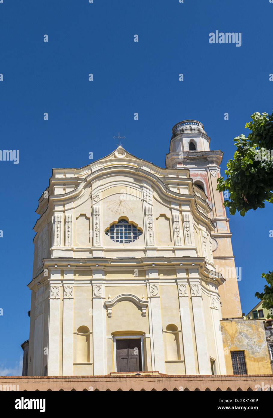 The beautiful church of Diano Castello Stock Photo - Alamy