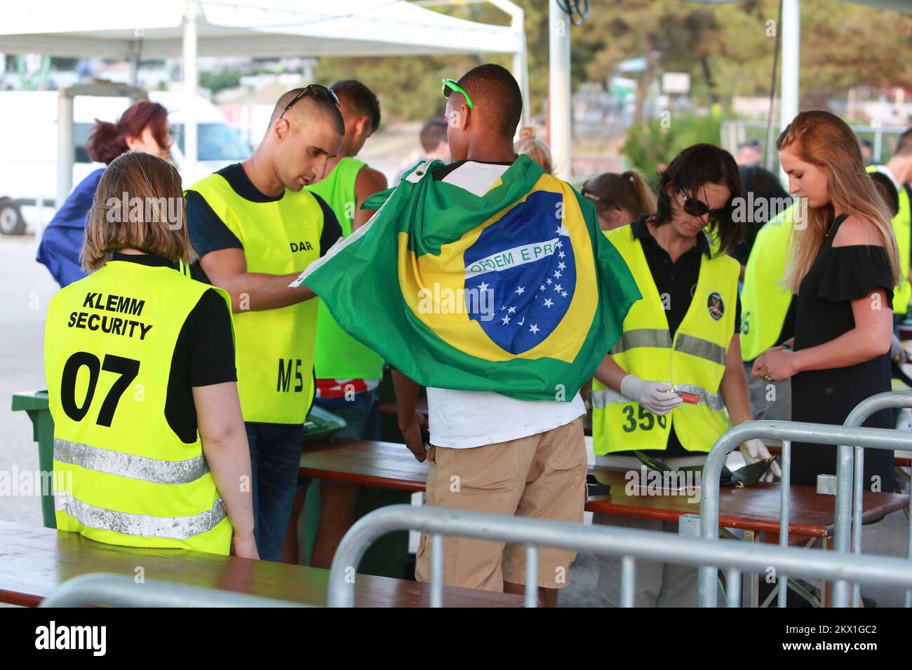 15.07.2017., Split - Atmosphere in the city before second night of ...