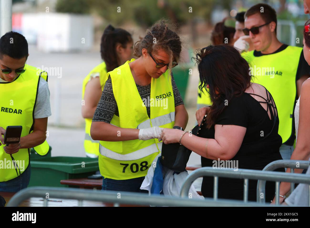 15.07.2017., Split - Atmosphere in the city before second night of ...