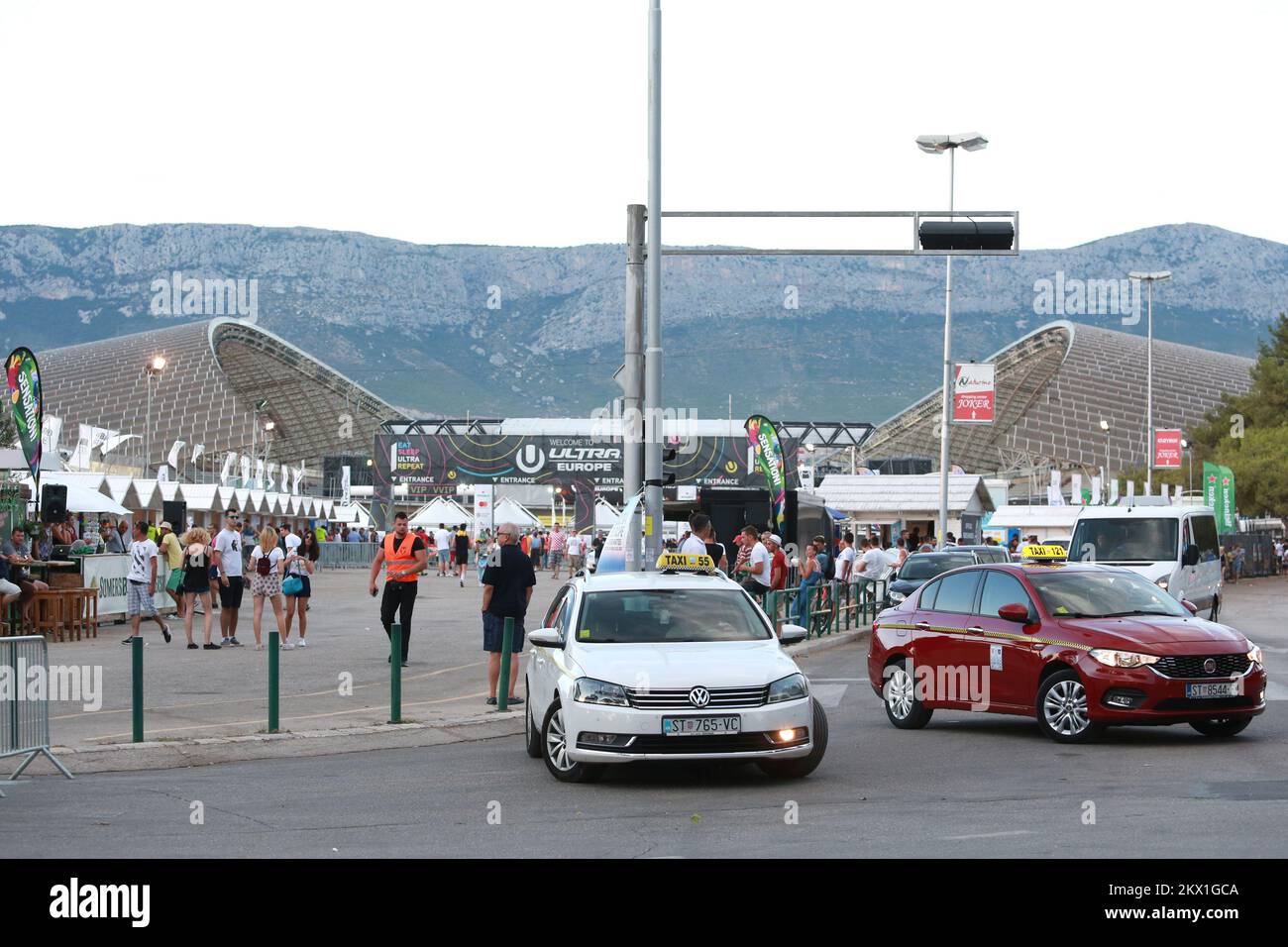 15.07.2017., Split - Atmosphere in the city before second night of ...