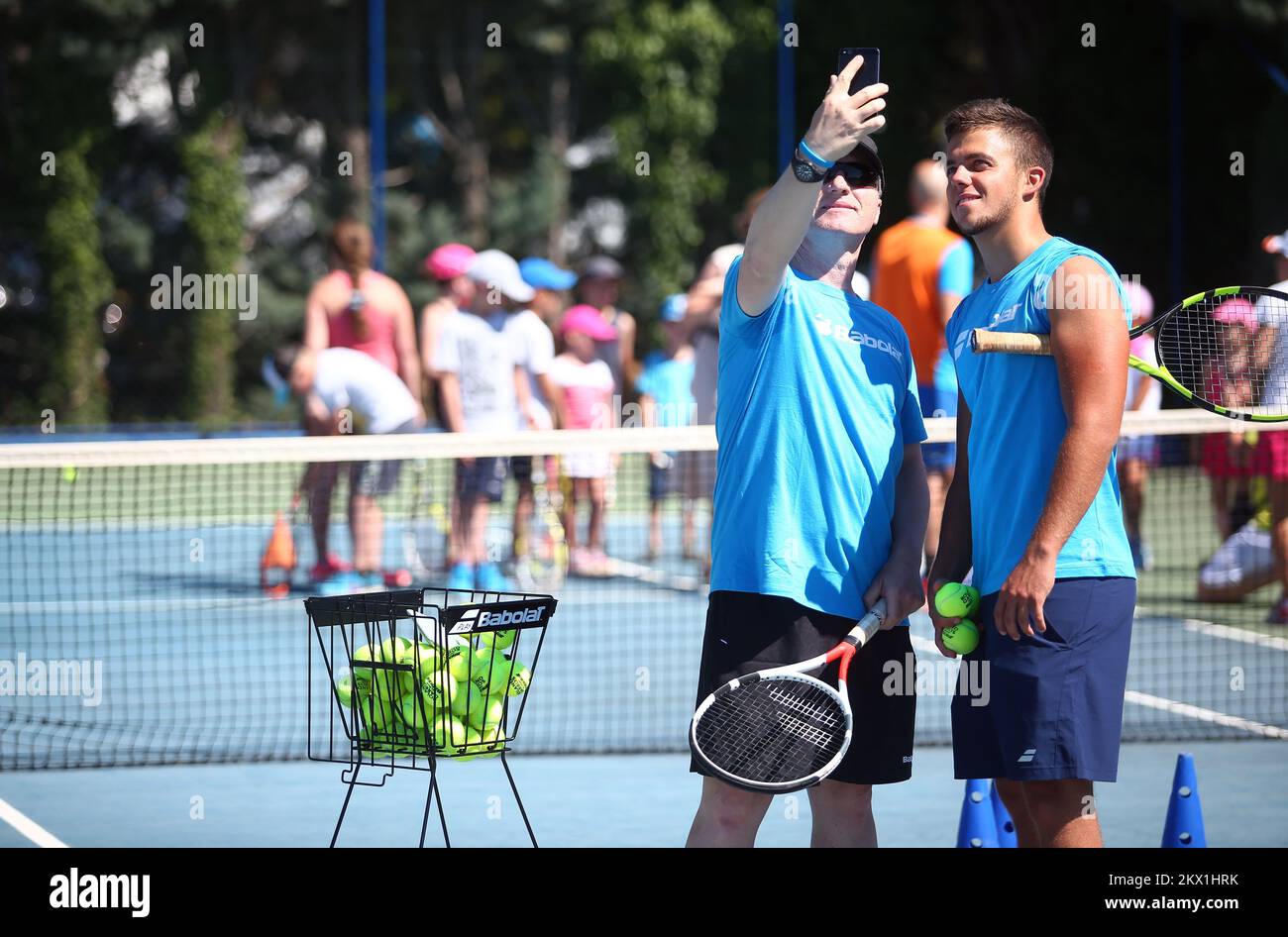 17.07.2017., Umag, Croatia - Kids day at 28th Plava laguna Croatia Open ...