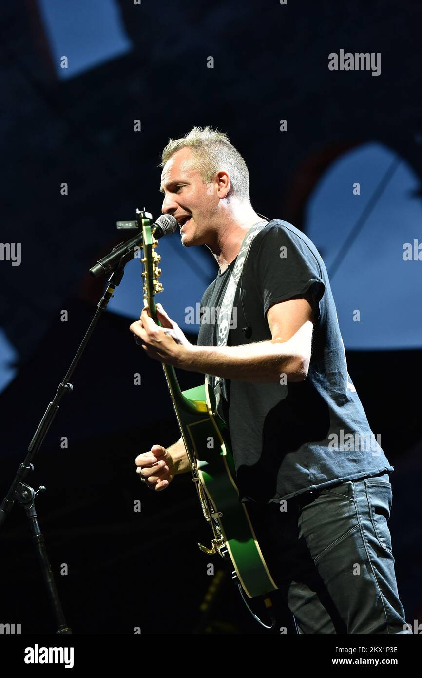 26.07.2017., Pula, Croatia - Joe Sumner performed in amphitheatre in ...