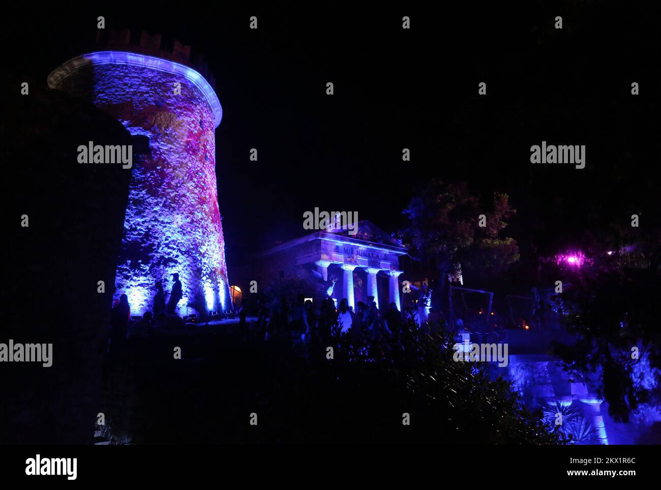 28.07.2017. Rijeka, Croatia - Conceptual manifestation Light ...