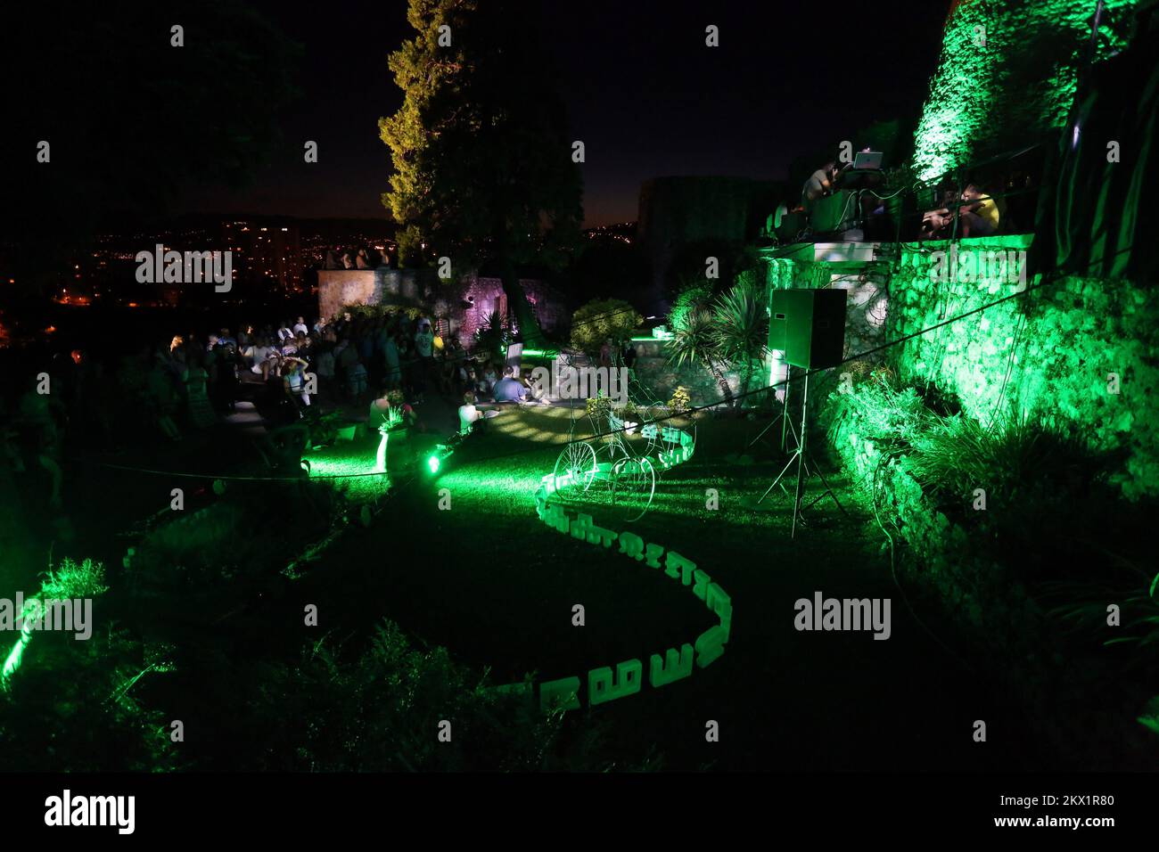 28.07.2017. Rijeka, Croatia - Conceptual manifestation Light ...