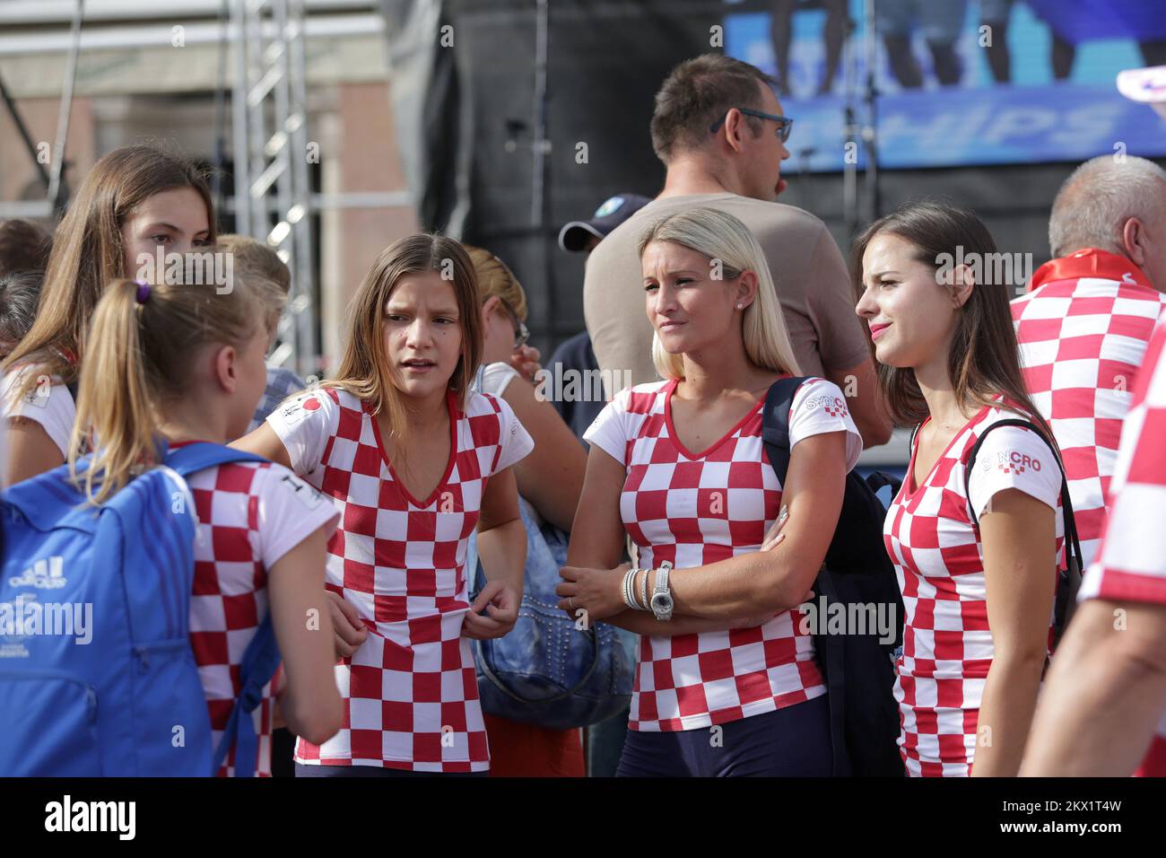30.07.2017.,Zagreb - Welcoming ceremony of Croatian water polo team ...