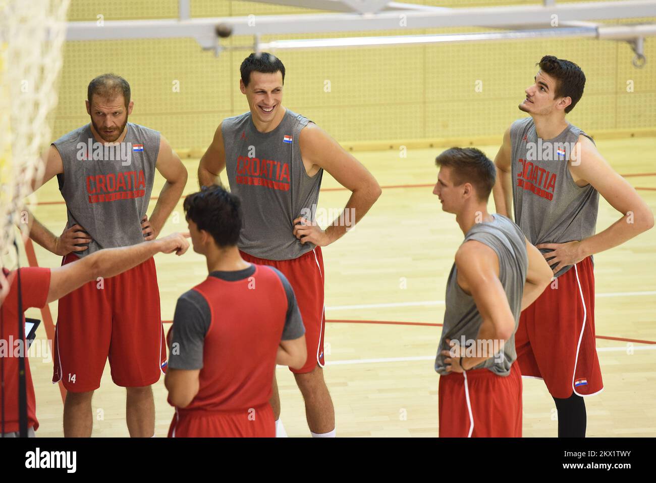 01.08.2017., Sveti Martin na Muri, Croatia - Players of Croatia ...