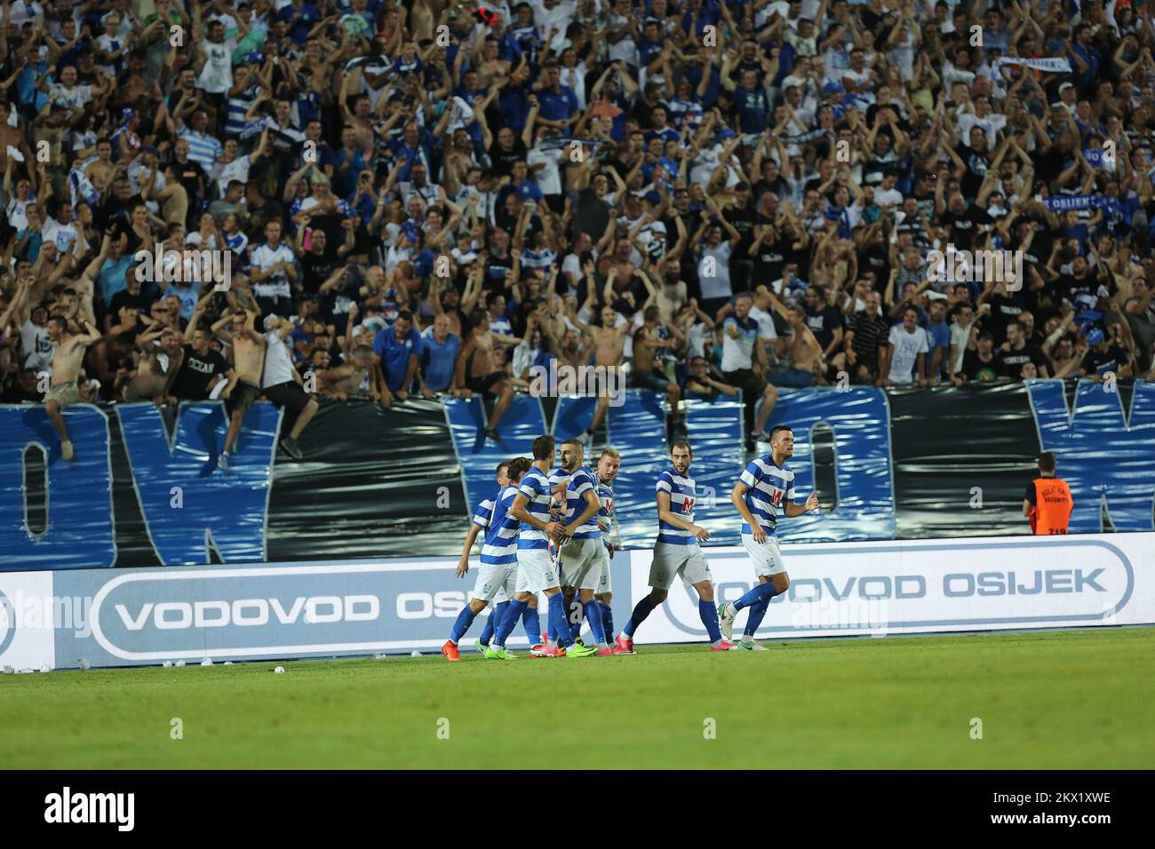 03.08.2017., stadium Gradski vrt, Osijek, Croatia - UEFA Europa League ...