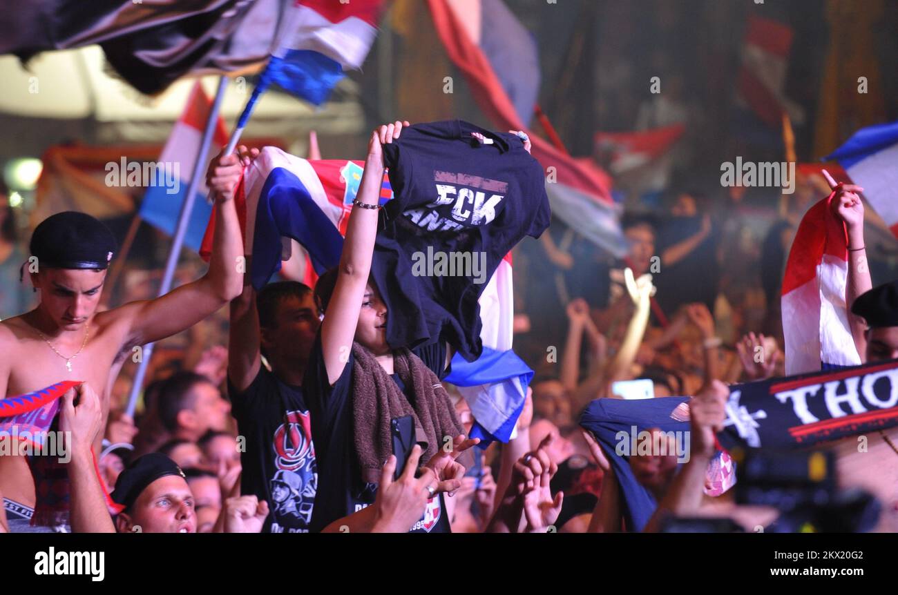05.08.2017., Slunj, Concert - Marko Perkovic Thompson held concert in ...