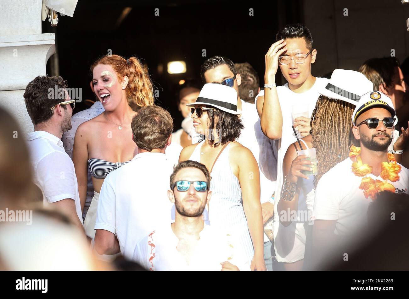 9.8.2017., Hvar island, Croatia - Yacht week Party in Carpe Diem club ...
