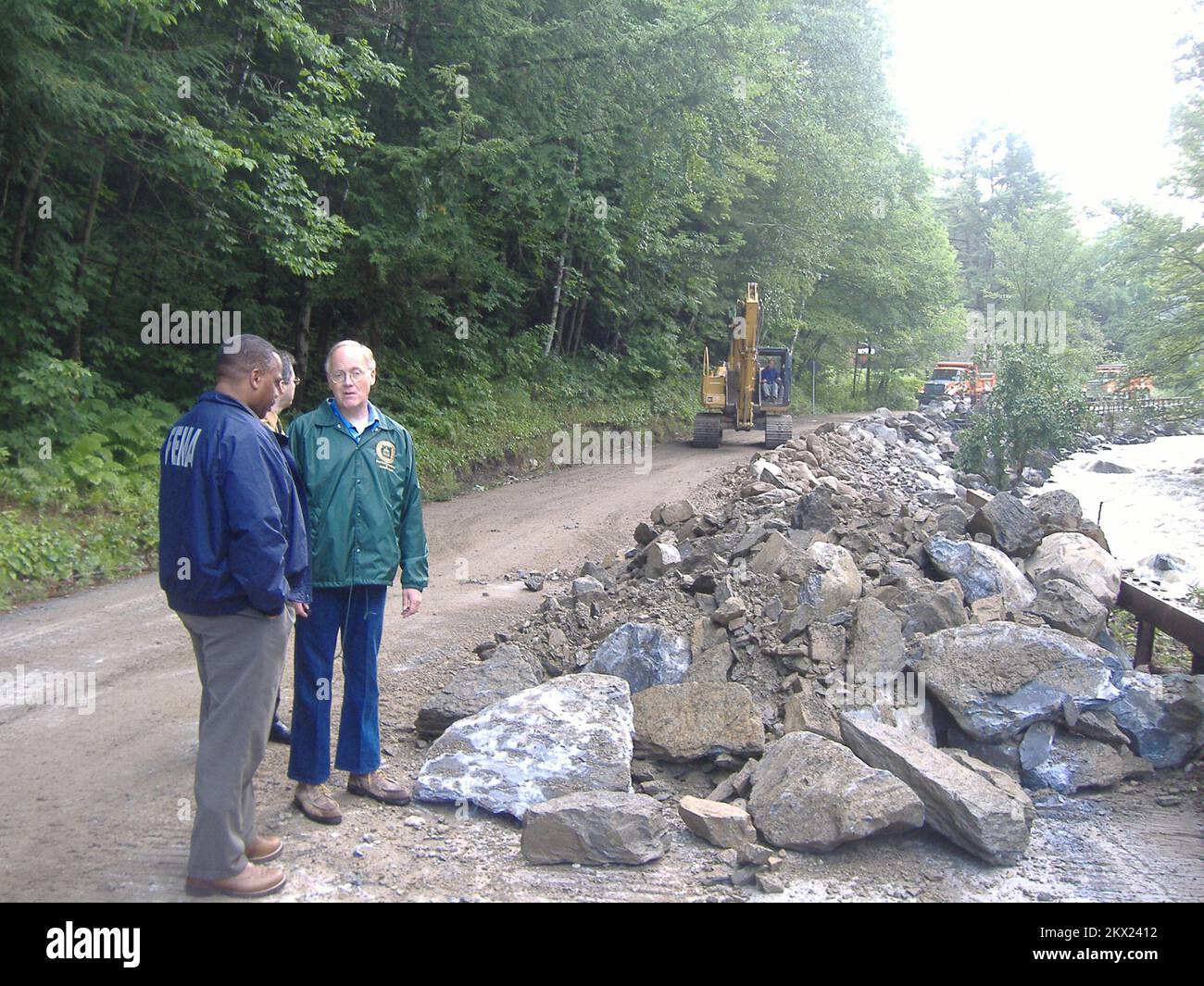 Addison County, Vermont, August 7, 2008 Vermont Governor Jim Douglas ...