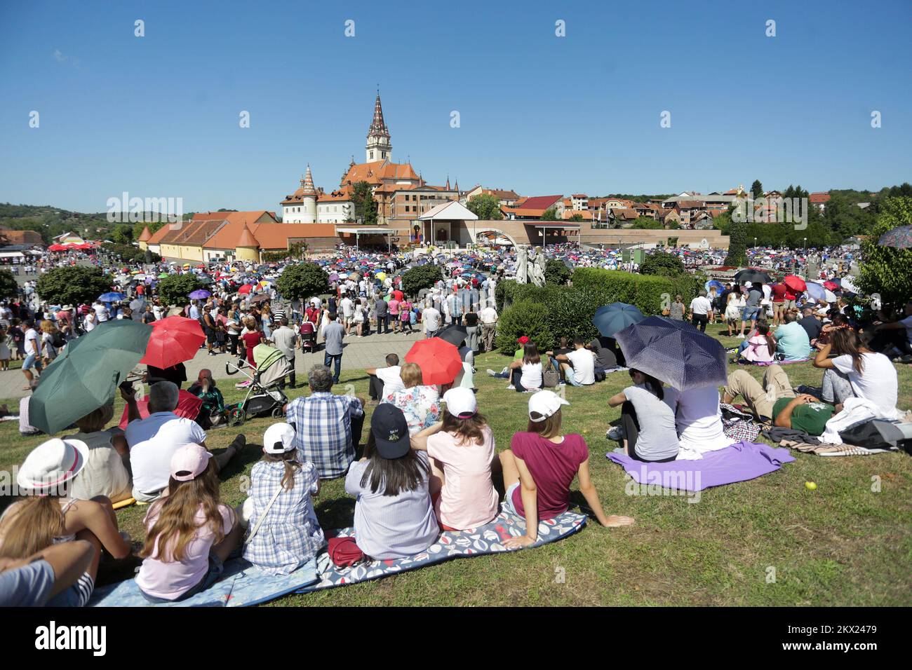 15.08.2017., Croatia, Marija Bistrica - Thousands of believers gathered ...