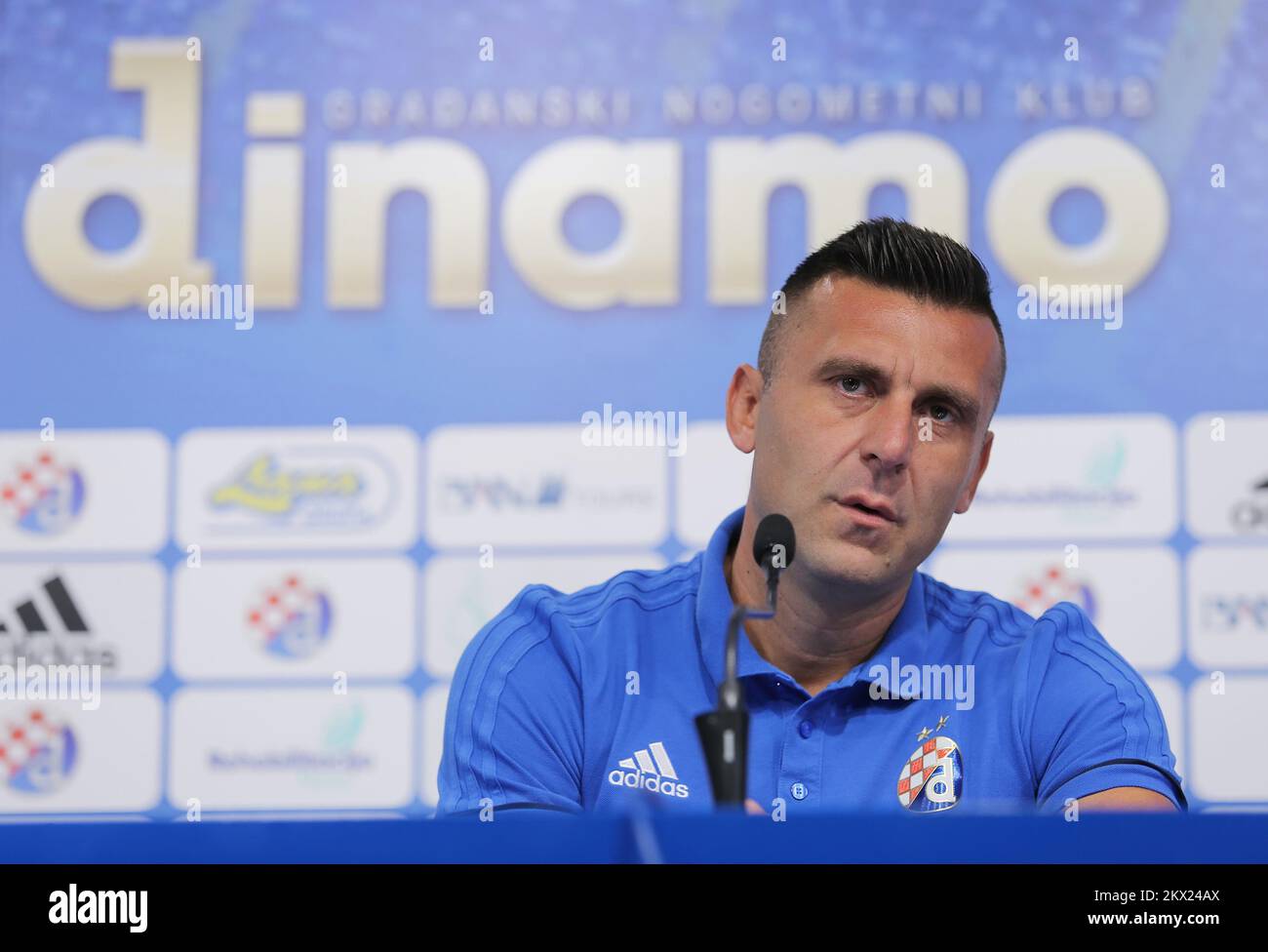 16.08.2017., Zagreb, Croatia - Dinamo Zagreb's coach Mario Cvitanovic ...